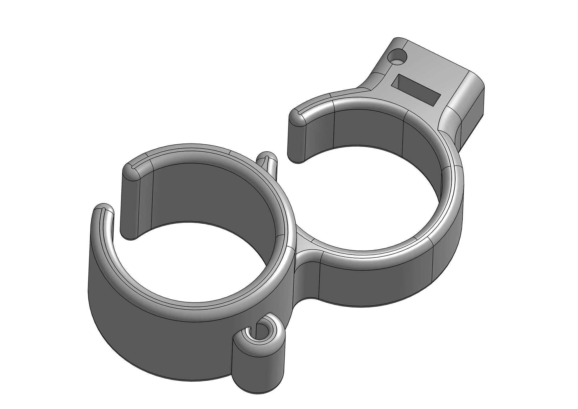 3d printing clips for the Radius Windshield hoops – Dr Badphil