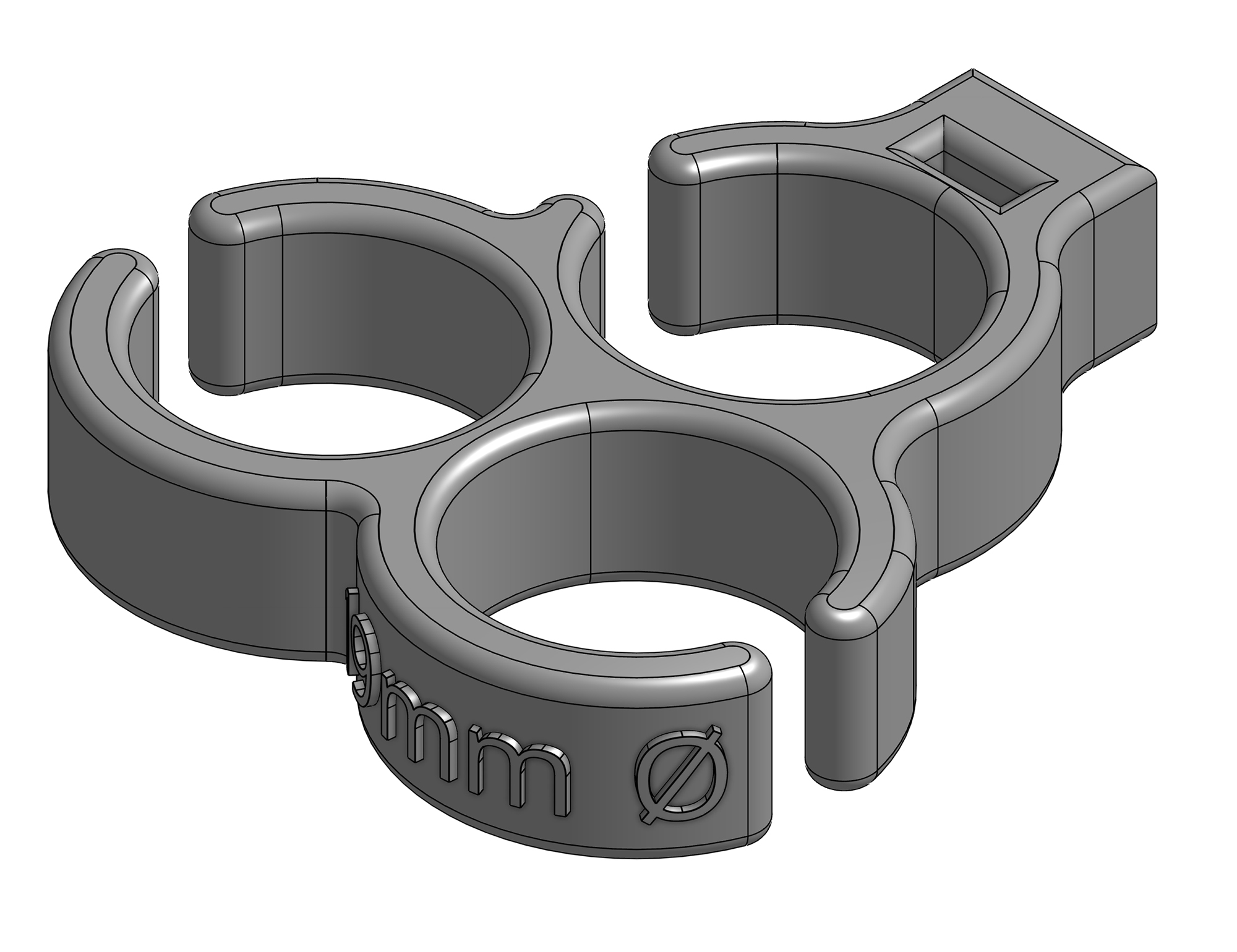 3d printing clips for the Radius Windshield hoops – Dr Badphil
